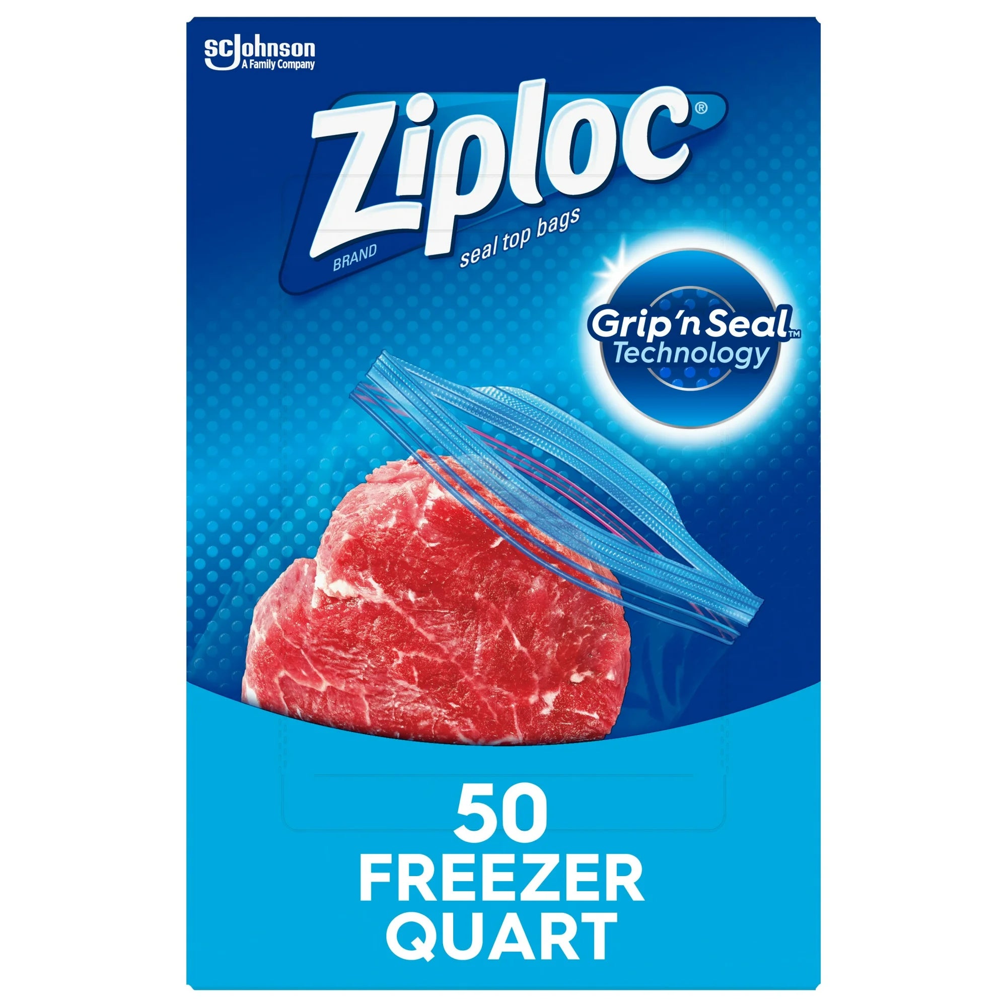 Ziploc® Brand Freezer Bags with Grip